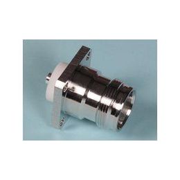 Molex 50 Ohms 4.3-10 Panel Mount Jack Straight 4 Hole Flange 25.00mm Length Tray - 73162-6141