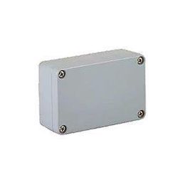 GWconnect GWconnect Enclosure Die-cast Aluminum S-8100 Seriesout External Mounting Flanges 98 x 64 x 35mm Grey RAL 7001 - 936040087