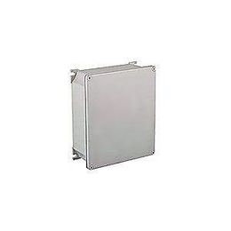GWconnect GWconnect Enclosure Die-cast Aluminum S-8000 Series External Mounting Flanges 252 x 215 x 91mm Grey RAL 9006 - 936040032
