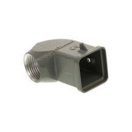 GWconnect GWconnect STD - Standard Single Lever Hood Die-cast Aluminum with 2 Pegs Side Entry Size 3A 21x21 M20 Thread Grey - 936010687