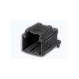 Molex Stac64 90&deg; Header Assembly 12 Circuits Polarization A Black Tray - 34691-0120