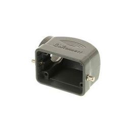 GWconnect GWconnect STD - Standard Single Lever Hood Die-cast Aluminum 2 Pegs Side Entry Size 6B 44x27 Extended M25 Thread Grey - 936010914