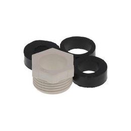 GWconnect GWconnect Plastic Cable Gland with Washer and Gaskets M20x1.5 Thread Grey - 936000037