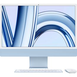 Apple iMac 24'' iMac (24 Zoll, Apple Apple M3 M3, 8-Core GPU, 8 GB RAM, 256 GB SSD), blau