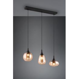 Trio Lumina Pendelleuchte Schwarz, 3-flammig