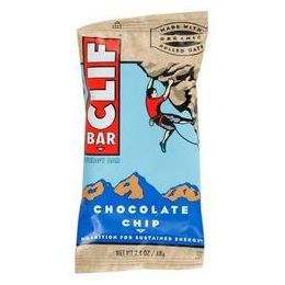 CLIF BAR Chocolate Chip 68g Geschmack - Schokolade, Anwendung - Ausdauer/Kraft, Konsistenz - Riegel, Einnahmeempfehlung - vor/während Training,