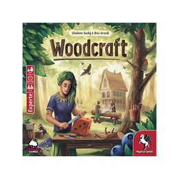 Pegasus Spiele Woodcraft Brettspiel Mehrfarbig