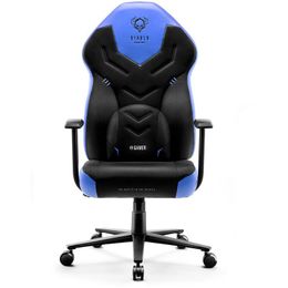 Diablo - X-Gamer 2.0 Gaming Stuhl Computerstuhl ergonomischer Bürostuhl Gamer Chair Schreibtischstuhl: Blau