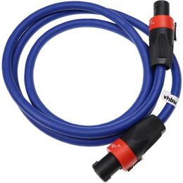 vhbw - Verbindungskabel kompatibel mit Bose Bassmodul B1, B2 - Audiokabel, 1,5 m, Blau