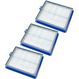 Filterset 3x Staubsaugerfilter kompatibel mit Electrolux UltraOne Staubsauger - hepa Filter Glasfaser - vhbw