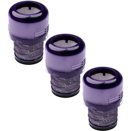 Filterset 3x Staubsaugerfilter kompatibel mit Dyson V11 Outsize, V15 Detect Absolute Staubsauger - Schmutzfilter, Filtereinheit - vhbw
