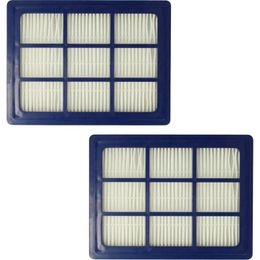 vhbw - Filterset 2x Staubsaugerfilter kompatibel mit Nilfisk VP930, VU500, VP600 Staubsauger - hepa Filter Allergiefilter