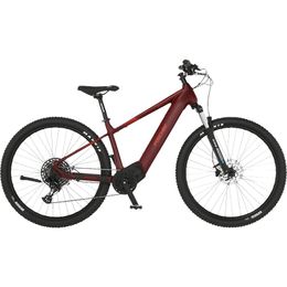 Fischer Montis 7.0I Mountainbike (Laufradgröße: 29 Zoll, Rahmenhöhe: 49 cm, Unisex-Rad, 630 Wh, Rot )