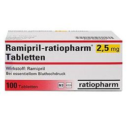 Ramipril-ratiopharm comp. 5 mg/12.5 mg 100 St.