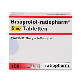 Bisoprolol ratiopharm 5 mg 200 St.