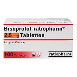 Bisoprolol ratiopharm 2.5 mg 200 St.