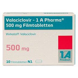 HEXAL® Valaciclovir 500 mg Filmtabletten 1 akuter Ausbruch (20 St.)