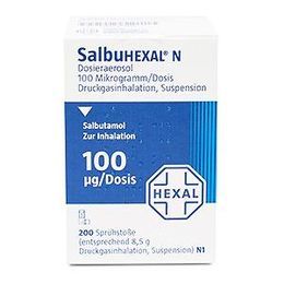 HEXAL® Salbuhexal Spray 100 mcg 2 Inhalatoren (400 Dosis)