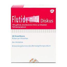 Flutide Diskus 100 mcg 2 Inhalatoren (120 Dosis)