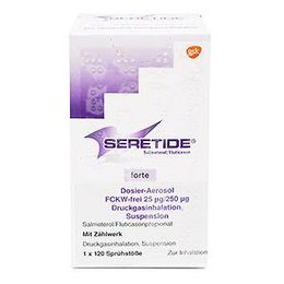 Seretide Diskus 50 mcg / 250 mcg 3 Inhalatoren (180 Dosis)