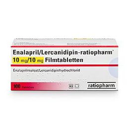 Enalapril/Lercanidipin-ratiopharm® 10 mg/10 mg 200 St.