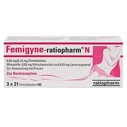 Femigyne ratiopharm N 252 St. (12X21 St.)