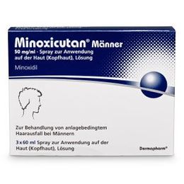 Minoxicutan Männer Spray 50 mg/ml 1 Spray 60 ml