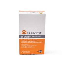 mundipharma Flutiform Spray 250 mcg / 10 mcg 2 Spray (240 Dosis)