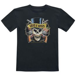 Guns N' Roses Guns N' Roses Metal-Kids - Top Hat T-Shirt schwarz in 104