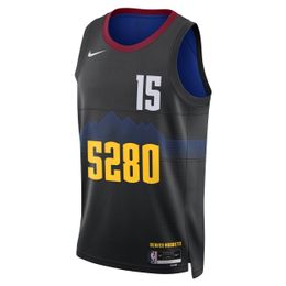 Nikola Jokic Denver Nuggets City Edition 2023/24 Nike Dri-FIT NBA Swingman Trikot für Herren - Schwarz