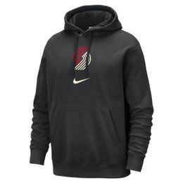 Portland Trail Blazers Club Fleece City Edition Nike NBA-Hoodie für Herren - Schwarz
