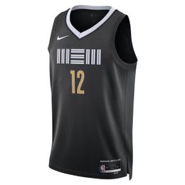 Ja Morant Memphis Grizzlies City Edition 2023/24 Nike Dri-FIT NBA Swingman Trikot für Herren - Schwarz