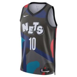 Brooklyn Nets City Edition 2023/24 Nike Dri-FIT NBA Swingman Herrentrikot - Schwarz