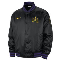 Los Angeles Lakers 2023/24 City Edition Nike NBA Jacke für Herren - Schwarz