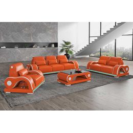 JVmoebel Wohnzimmer-Set Couchgarnitur Luxus Komplette Sofas Sessel Wohnzimmer Modern