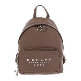 Replay Rucksack, beige|braun