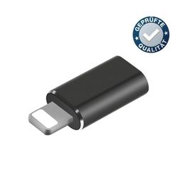 Alpha Electronics USB C auf Iphone Adapter USB-Adapter zu USB-C-Buchse auf iOS-Stecker