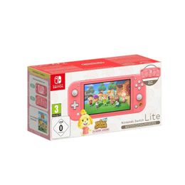Nintendo Switch Lite Animal Crossing New Horizon Bundle Isabelle Aloha rot
