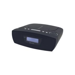 Soundmaster URD480SW Radiowecker DAB+ UKW CD-Player Hörbuchfunktion USB-Anschluss Uhrenradio (DAB+