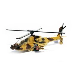 Toi-Toys Spielzeug-Hubschrauber Army HUBSCHRAUBER mit Licht & Sound Rückzug Militär Modell 98 (Beige)