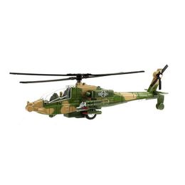 Toi-Toys Spielzeug-Hubschrauber Army HUBSCHRAUBER mit Licht & Sound Rückzug Militär Modell Spielzeug Kinder Geschenk 98 (Grün)