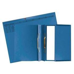 25 Exacompta Hängehefter Exaflex Karton blau 2 x kaufmännische Heftung