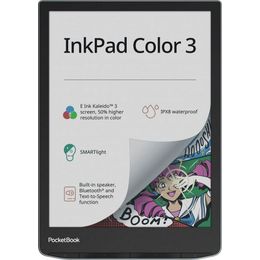 PocketBook InkPad Color 3 E-Book (7,8", 32 GB, E-Book Reader mit Lautsprecher und Bluetooth-Schnittstelle), grau