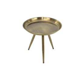 Concept Inda Beistelltisch Stahl-Aluminium Gold / /