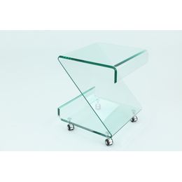 Concept Zulu Beistelltisch Klarglas / Glas/