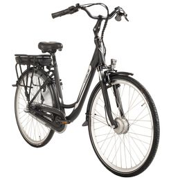 Vogue E-Citybike 28" Basic Schwarz 250 Watt Li-Ion 36V/13 Ah 3 Gänge