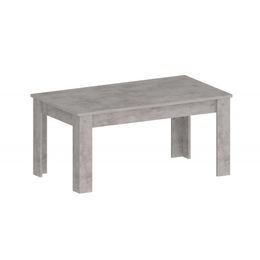 Esstisch Tecnos "JESI" Tische Gr. B/H/T: 160 cm x 75 cm x 90 cm, Einlegeplatte, silberfarben (silber beton matt, silber matt) Esstische rechteckig