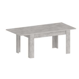 Esstisch Tecnos "JESI" Tische Gr. B/H/T: 140 cm x 75 cm x 90 cm, Einlegeplatte, silberfarben (silber beton matt, silber matt) Esstische rechteckig