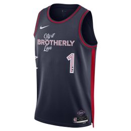 James Harden Philadelphia 76ers City Edition 2023/24 Nike Dri-FIT NBA Swingman Herrentrikot - Blau