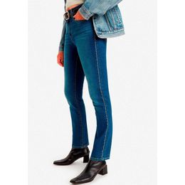 Levi's Levi's® High-waist-Jeans 724 HIGH RISE STRAIGHT, blau